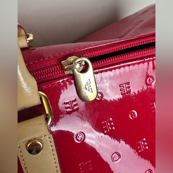 Arcadia | Bags | Arcadia 0 Genuine Patent Leather Large Weekender ...